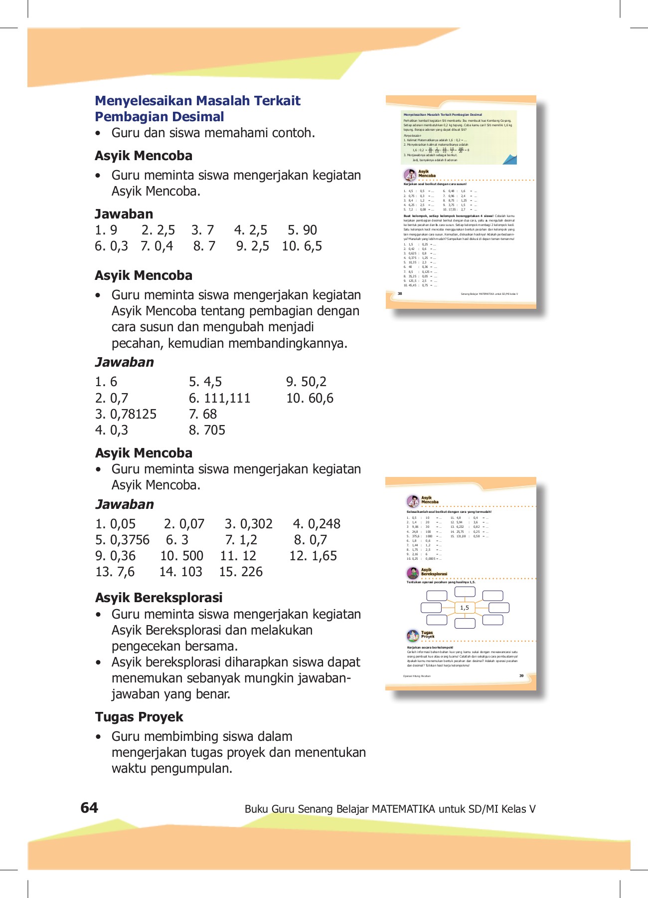 BG Matematika Kelas 5 - Eti Suryani - Halaman 71 | PDF Online | PubHTML5