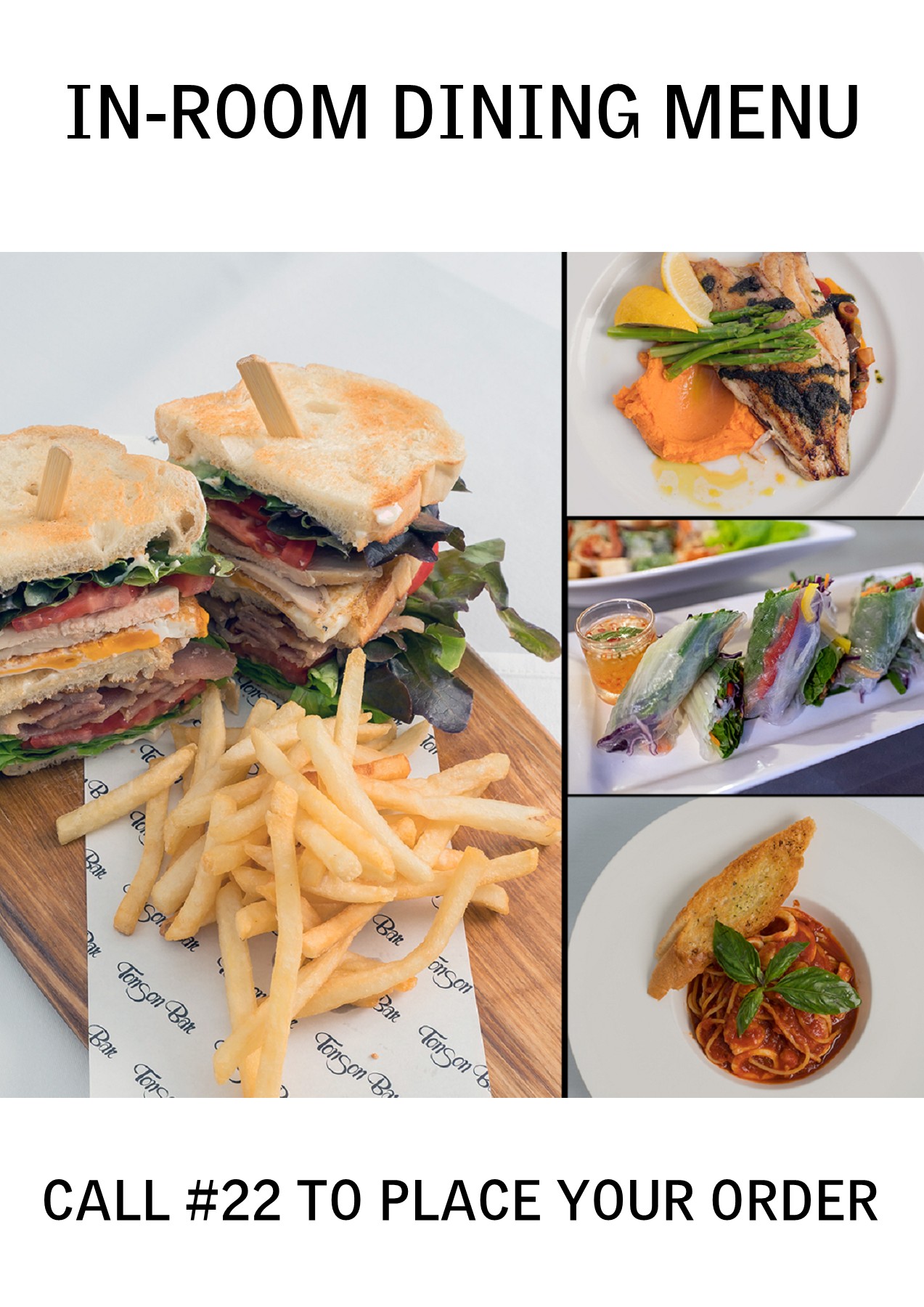 In-Room Dining Menu - e-DISCOVERY - Page 1 - 3 | Flip PDF Online | PubHTML5