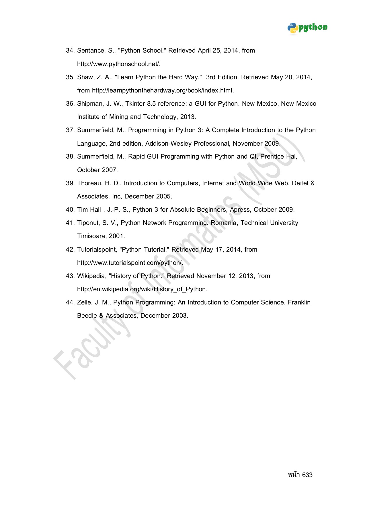 สอน-Python - workrinpho - หน้าหนังสือ 654 | พลิก PDF ออนไลน์ | PubHTML5