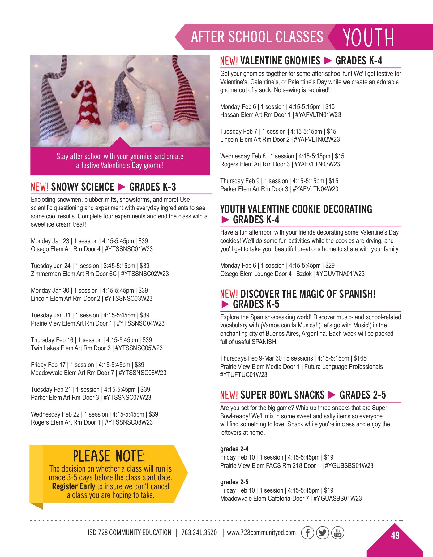 CE Winter 2023 brochure - ISD 728 Community Education - Page 49 | Flip ...