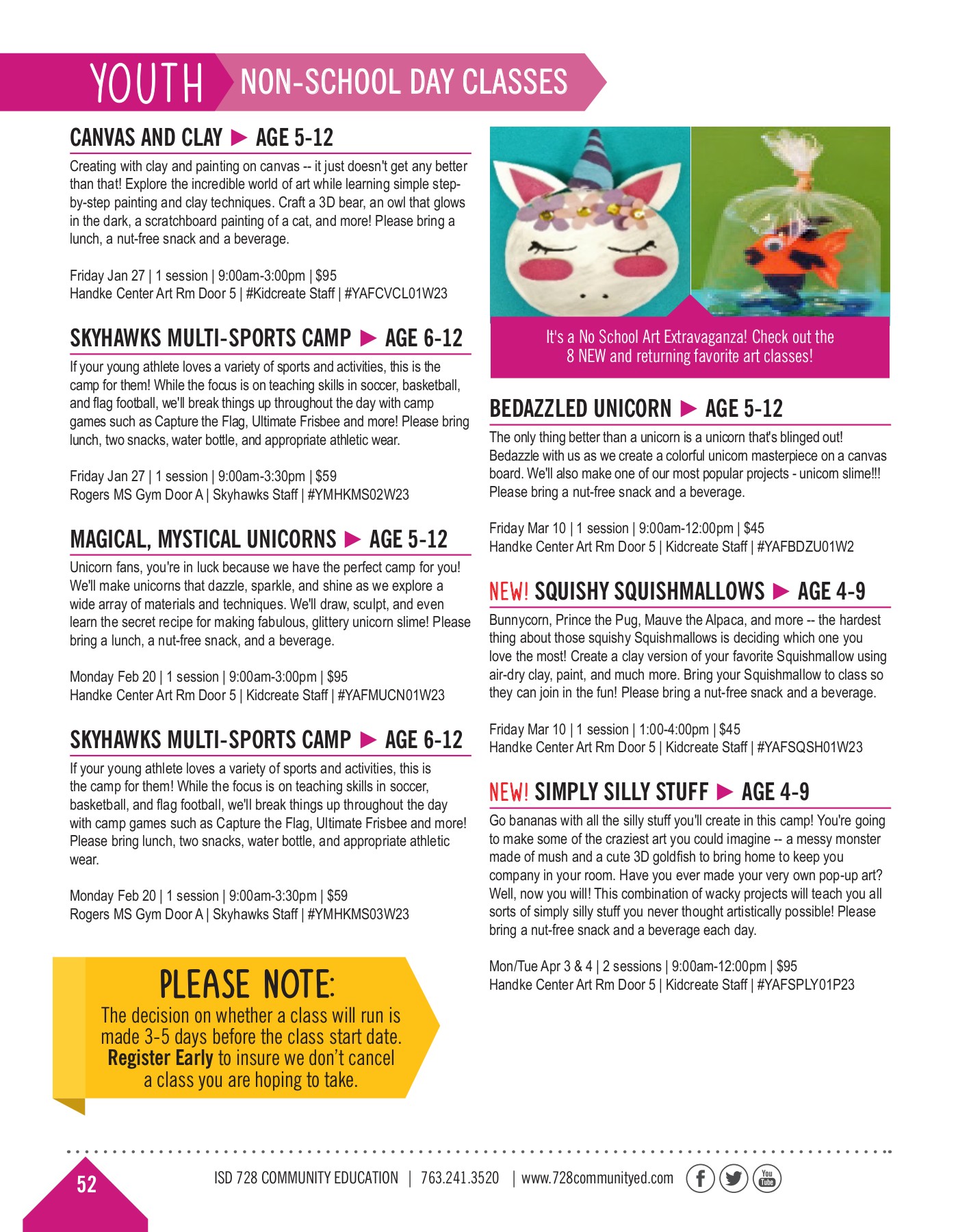 CE Winter 2023 brochure - ISD 728 Community Education - Page 52 | Flip ...