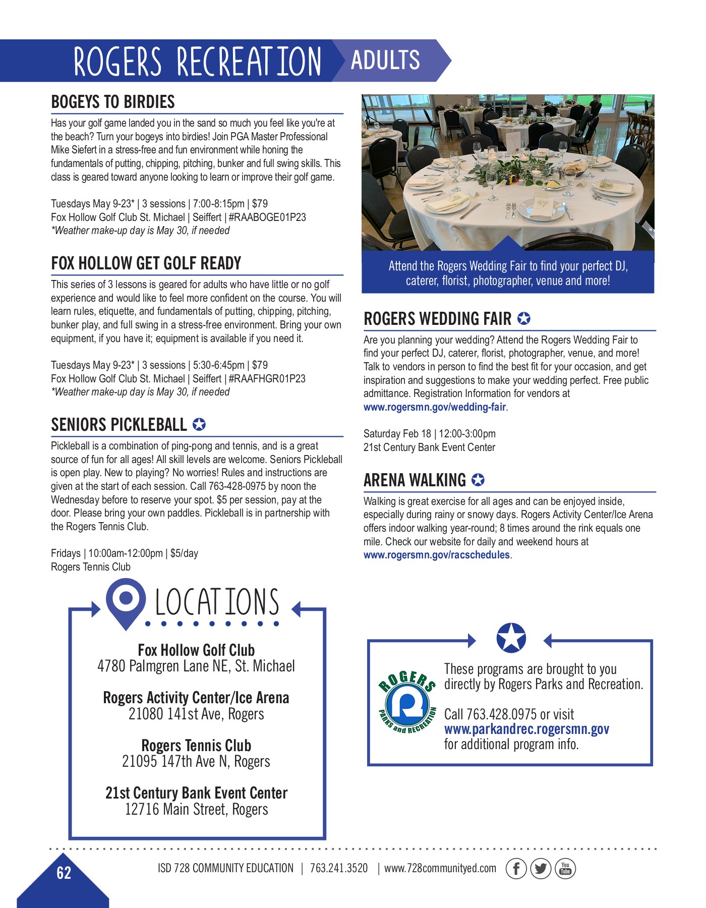 CE Winter 2023 brochure - ISD 728 Community Education - Page 62 | Flip ...