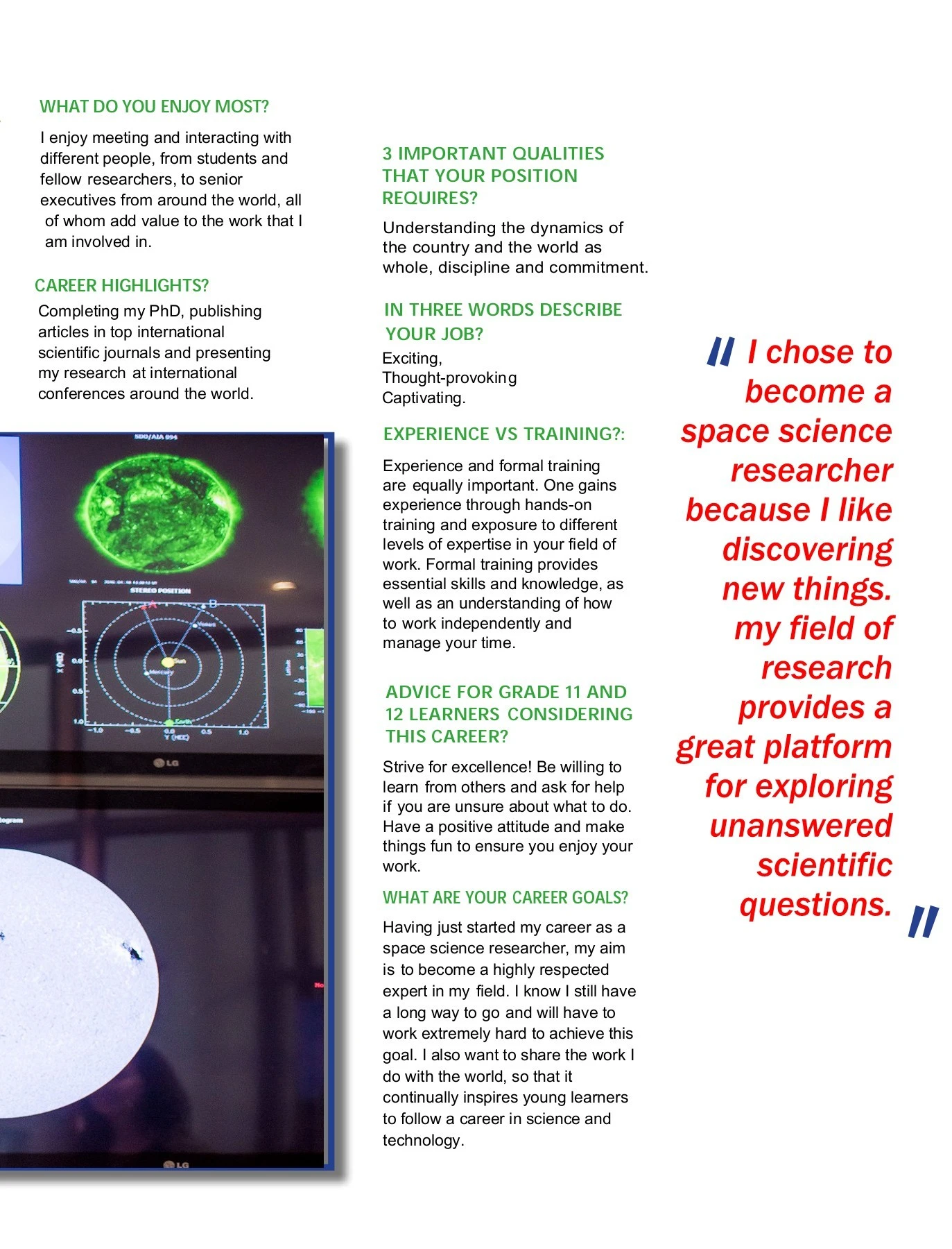 Science Careers SA Magazine (Western Cape 2016 issue) - Charlton Peters ...