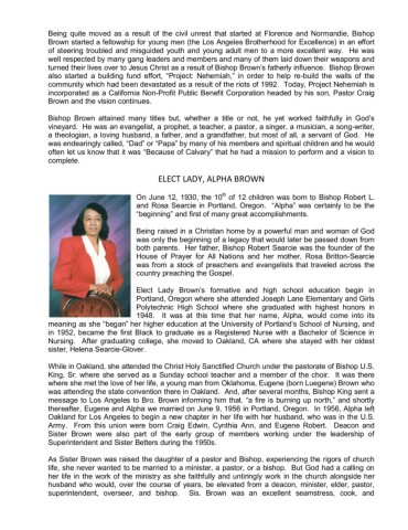 History of the Christ Holy Sanctified Church draft_08042010 - pastored ...