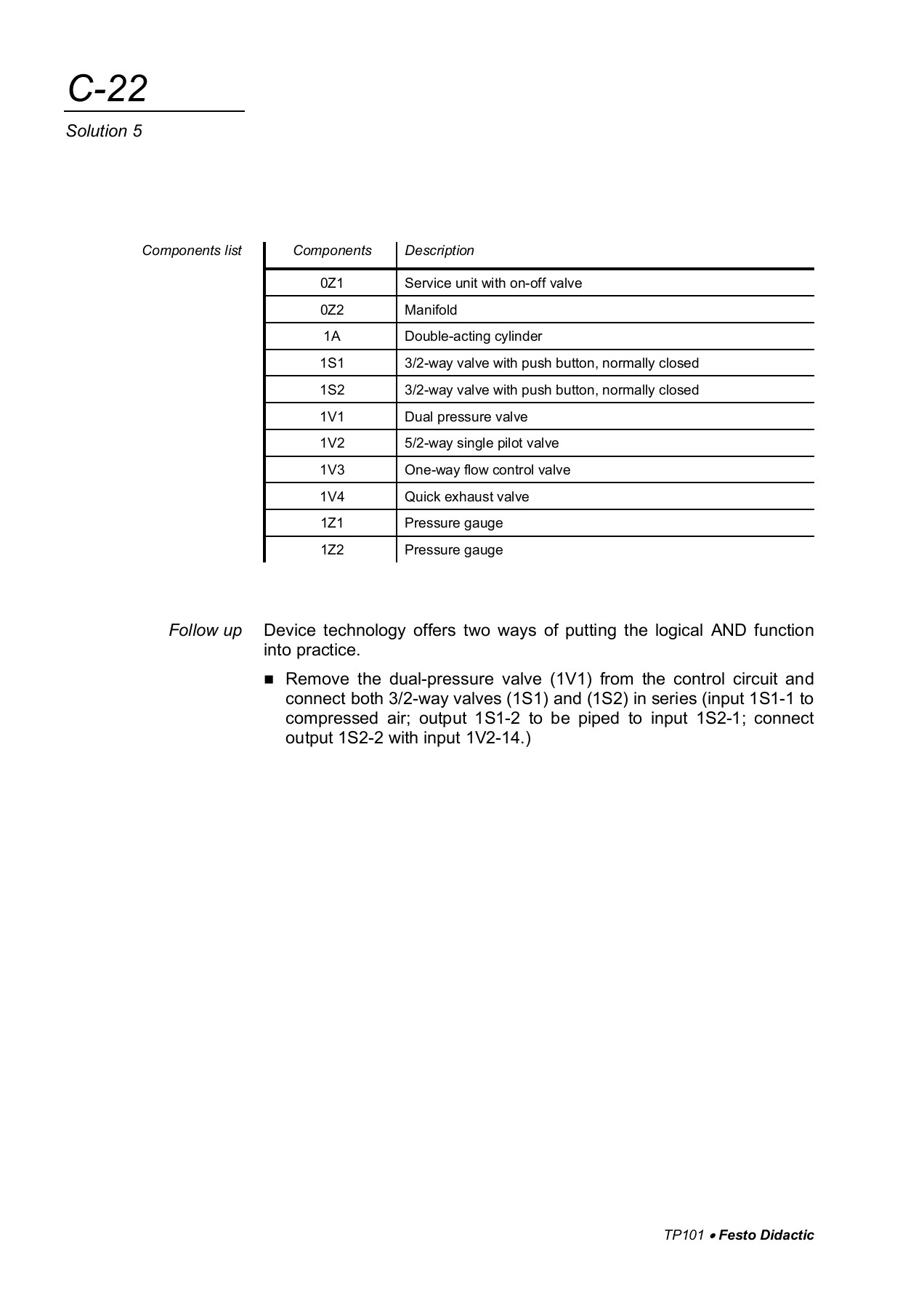Pneumatic Workbook Basic - Kitsaphon Tanabumrungsak - Page 102 | Flip PDF Online | PubHTML5