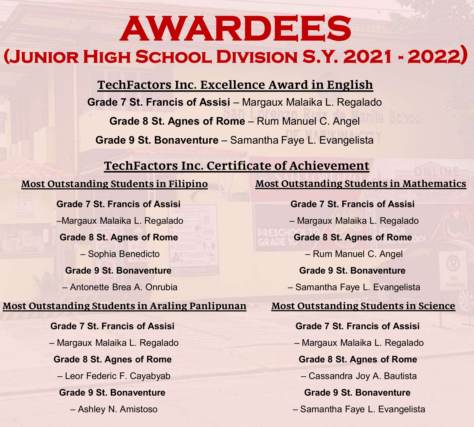 Recognition Day Invitation 2021-2022 - socialmedia SLRMS - Page 27 ...