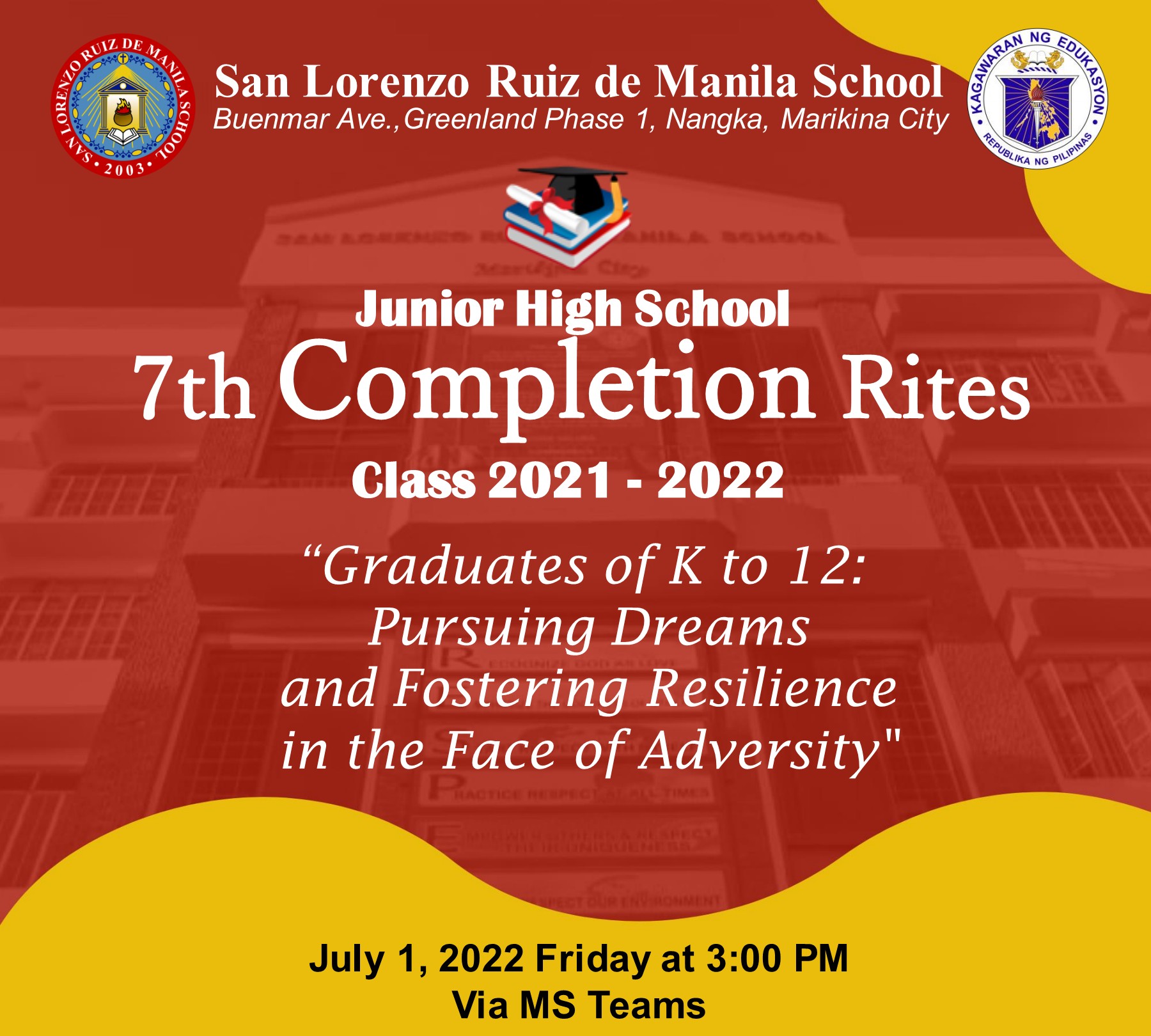 Grade 10 Invitation 2021-2022 - socialmedia SLRMS - Page 1 - 13 | Flip ...