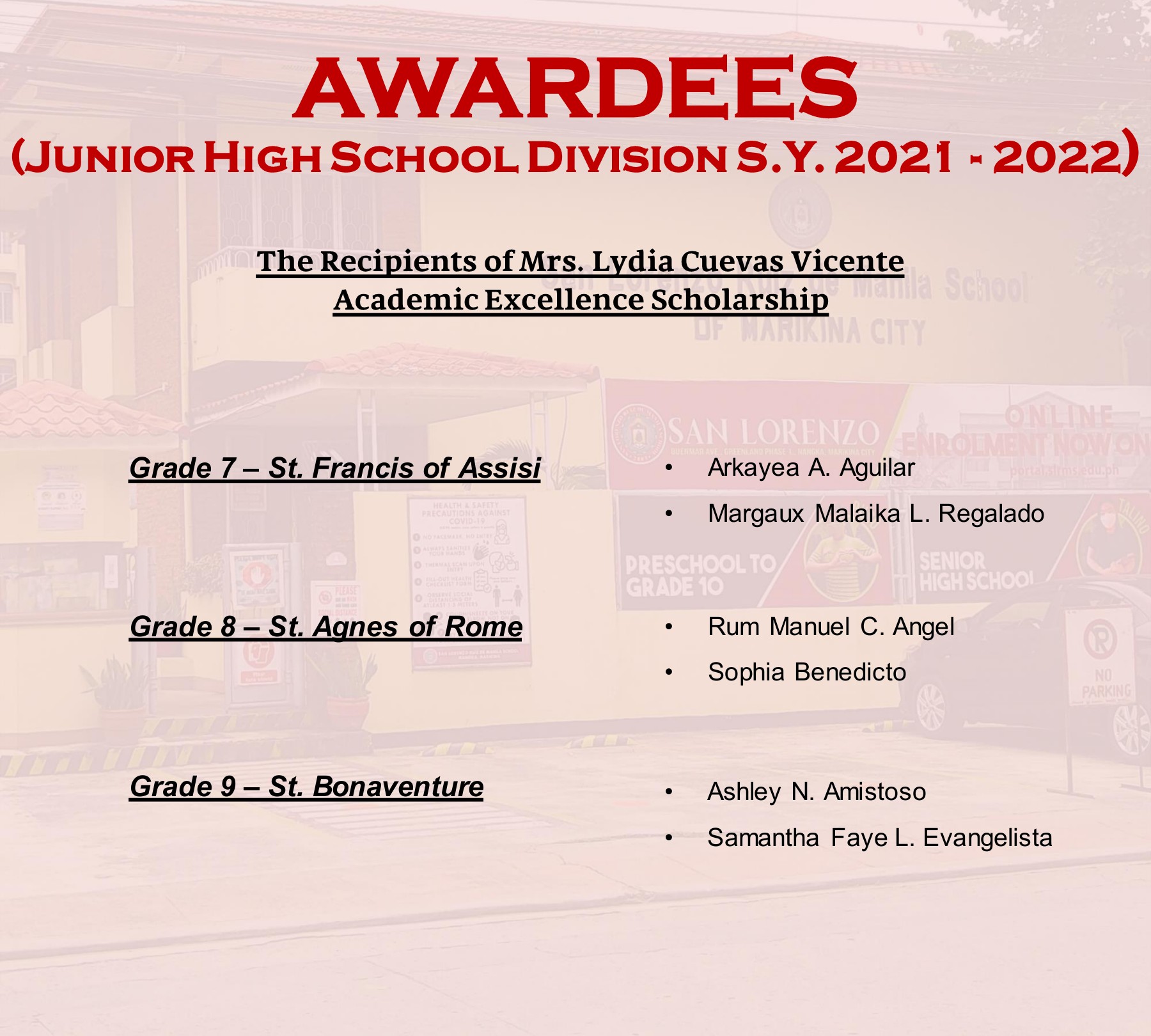 Recognition Day Invitation 2021-2022 - socialmedia SLRMS - Page 33 ...