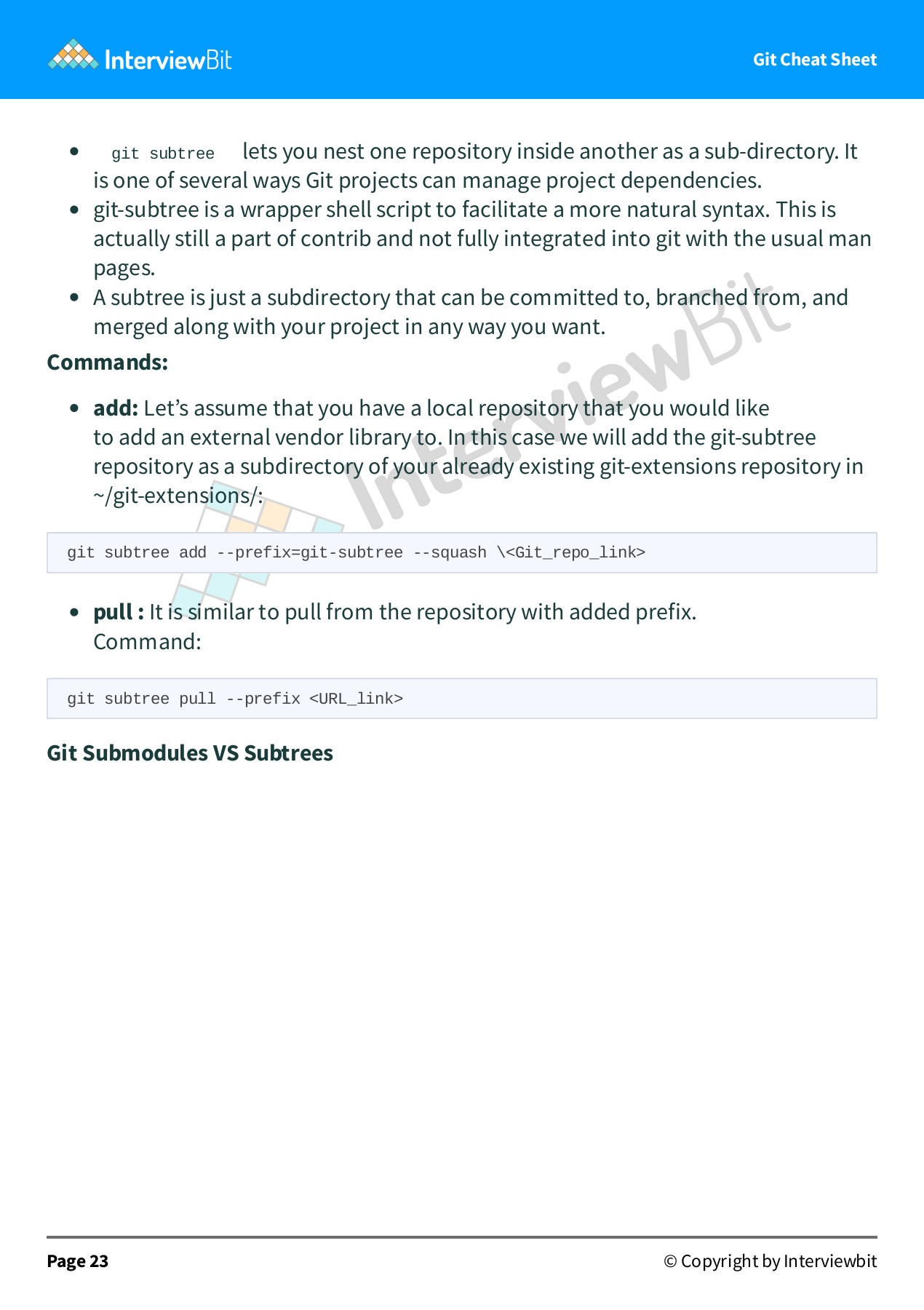 Comprehensive Git Cheat Sheet (2022) - scaleracademy - Page 24 | Flip ...