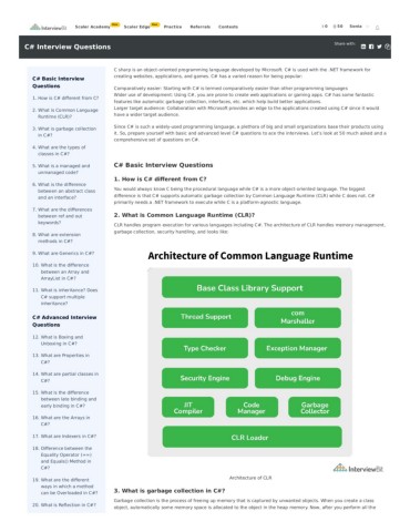 Commonly Asked C# Interview Questions and Answers (2021 ...