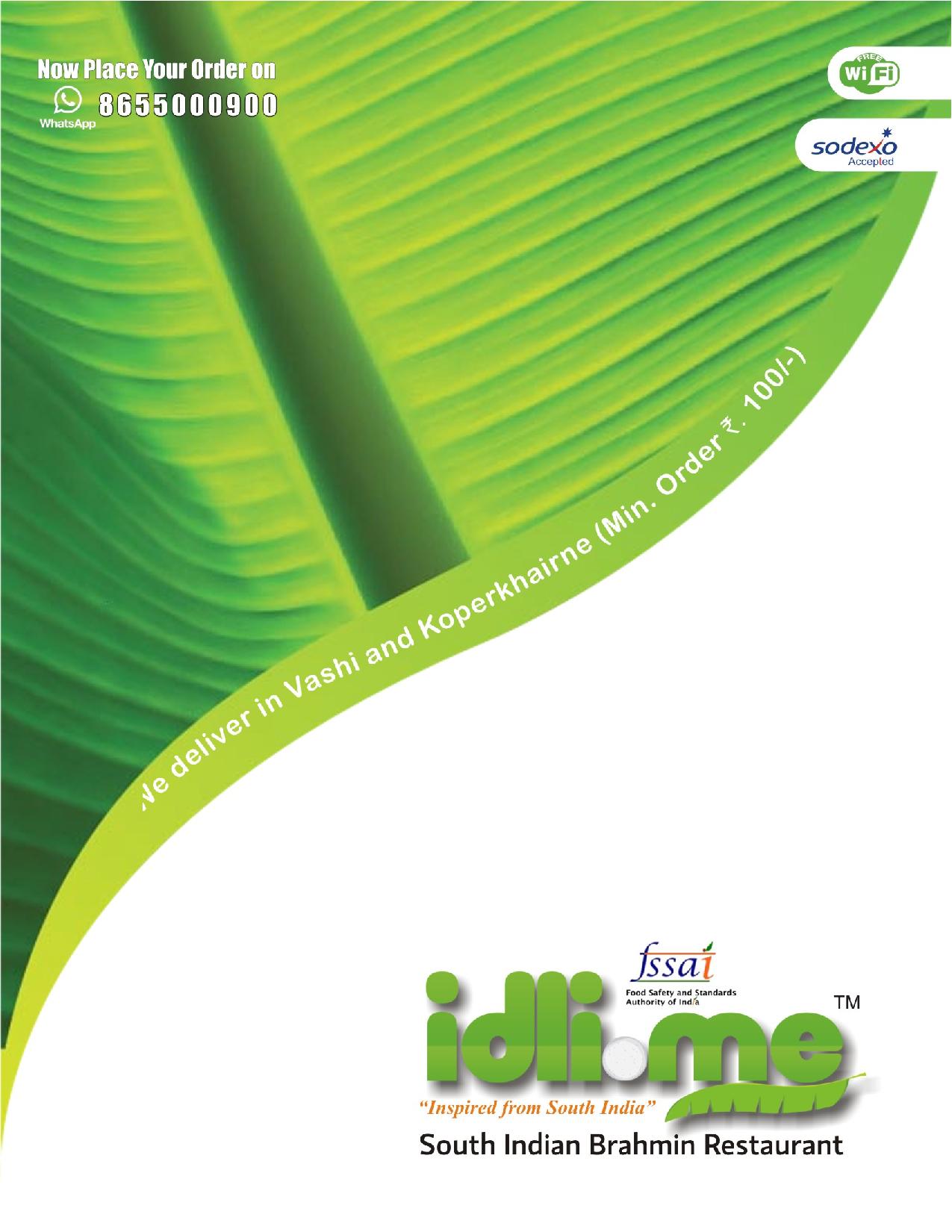 idli menu sample - axisgrafix - Page 1 - 4 | Flip PDF Online | PubHTML5