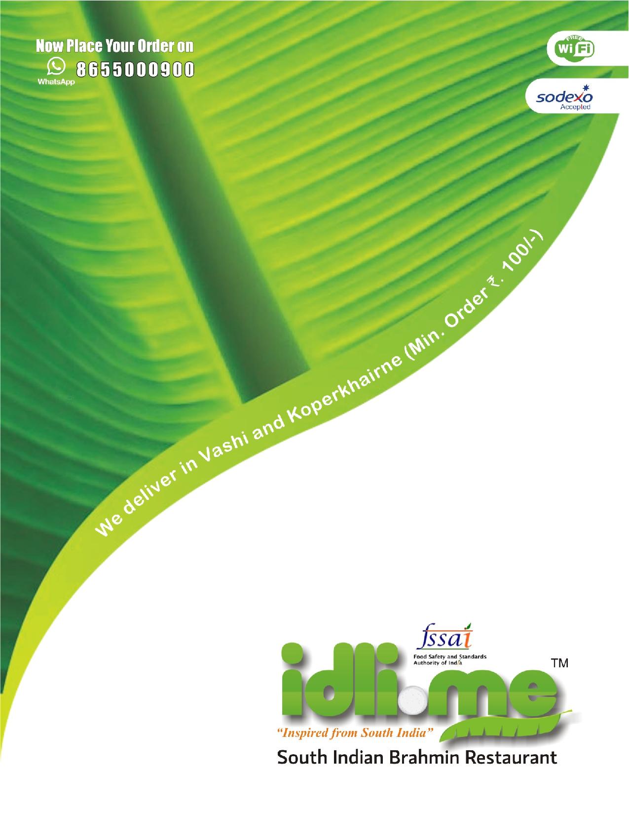 idli menu sample - axisgrafix - Page 1 - 12 | Flip PDF Online | PubHTML5