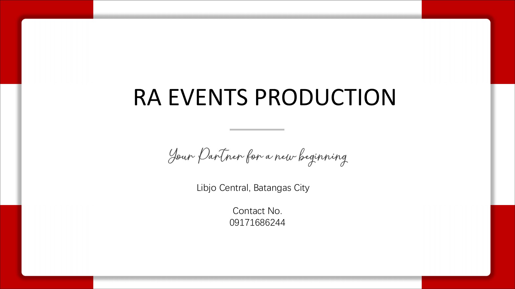 Presentation1 - RA Events Production - Page 1 - 22 | Flip PDF Online ...