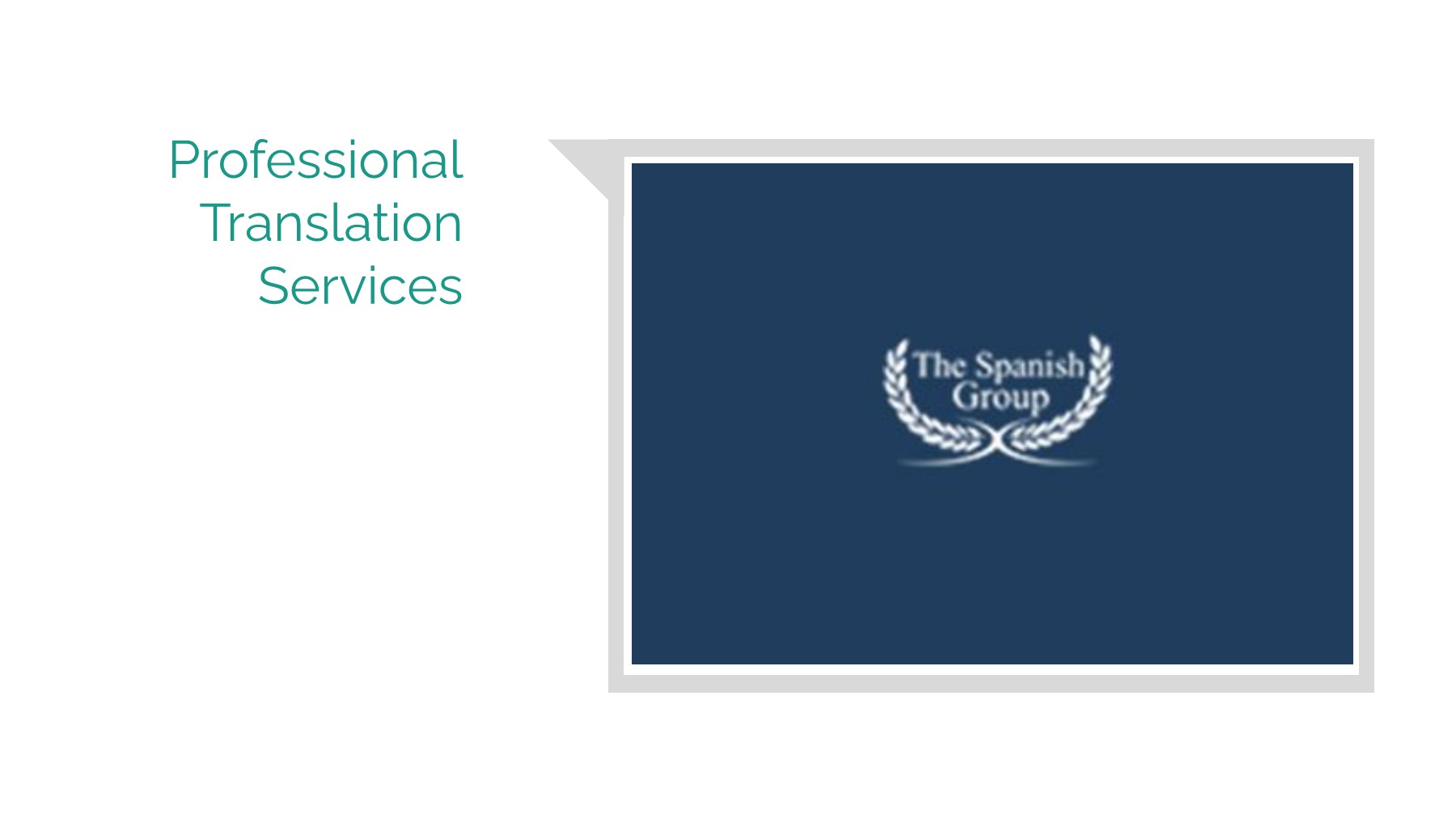 Translation Service Company - The Spanish Group LLC - The Spanish Group ...