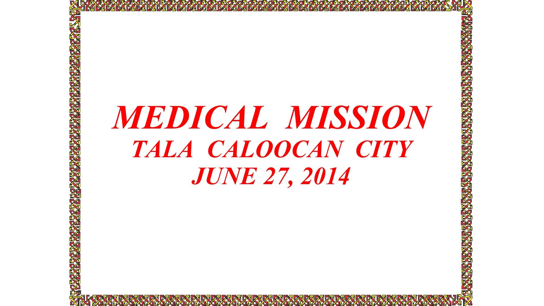 MEDICAL MISSION (2) - unityunder1sky - Page 1 - 11 | Flip PDF Online ...