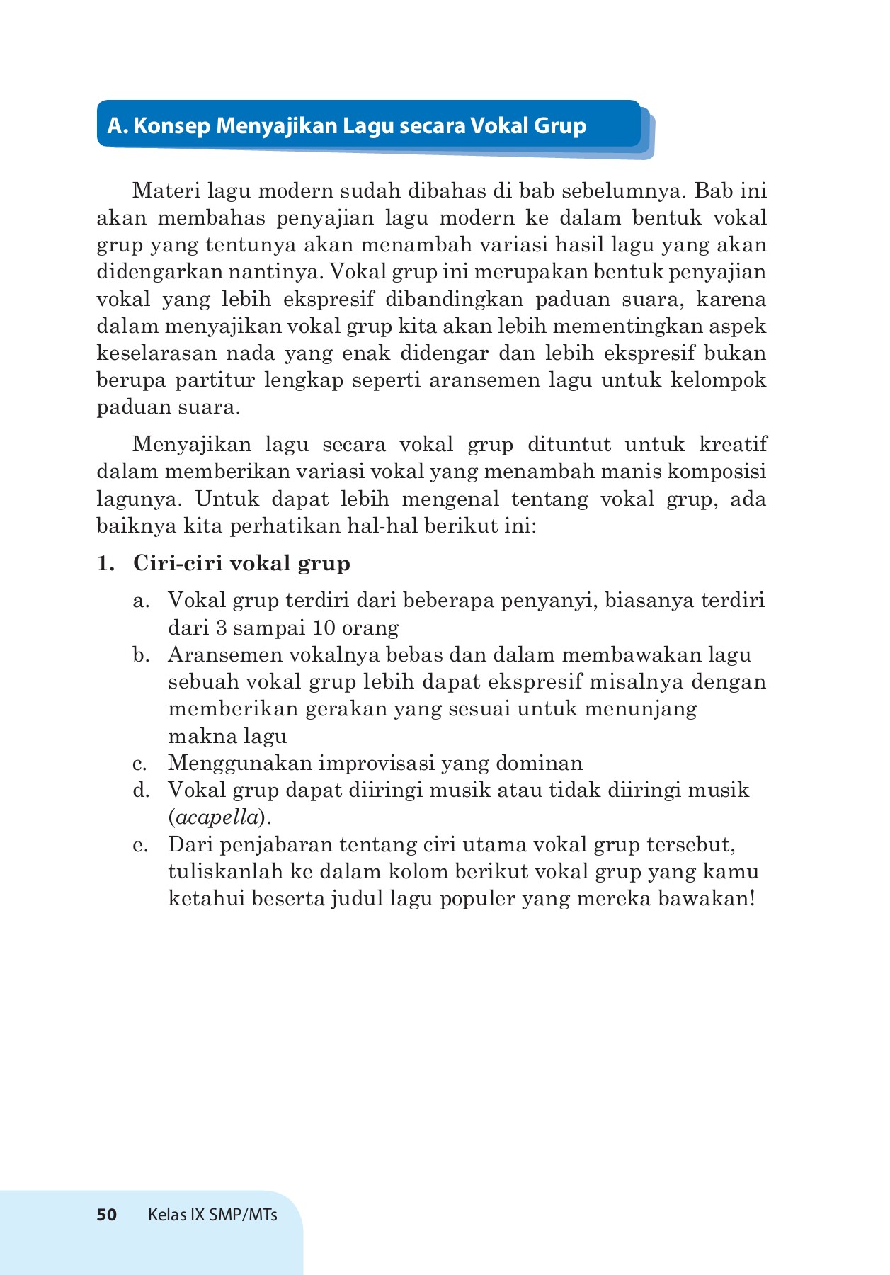 Kelas_09_SMP_Seni_Budaya_Siswa - MTs Ar-Ridlo Pekuncen - Halaman 60 ...