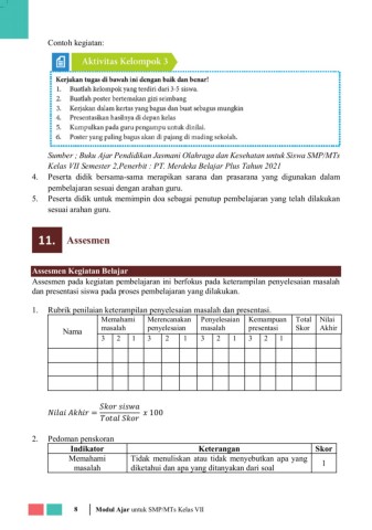 Modul Ajar PJOK - Pola Makan Sehat Bergizi dan Seimbang - Fase D-1 - adindragudos - Page 8 ...
