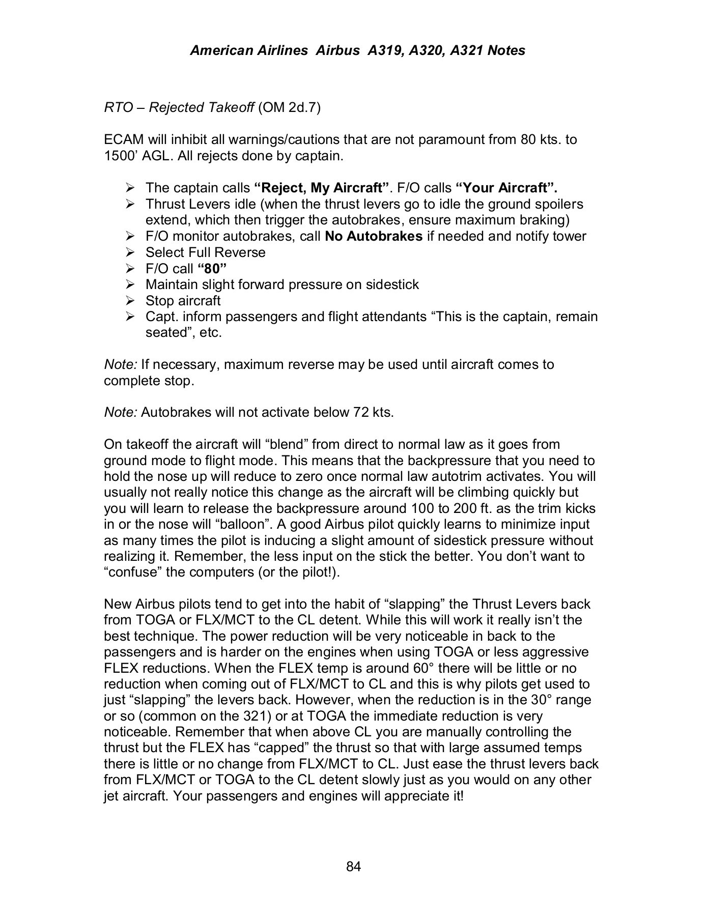 Airbus Notes - Capt Eric Parks - American Airlines - vijay.khot - Page ...