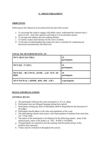 Emock Parliament - dhruvb721 - Page 1 - 4 | Flip PDF Online | PubHTML5