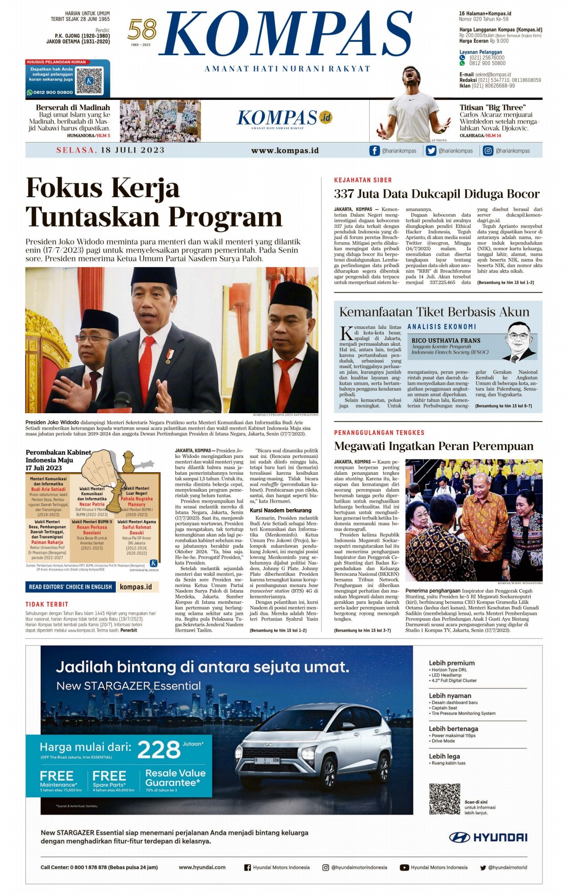 Kompas 18 Juli 2023 - UMSBY - Page 1 - 20 | Flip PDF Online | PubHTML5