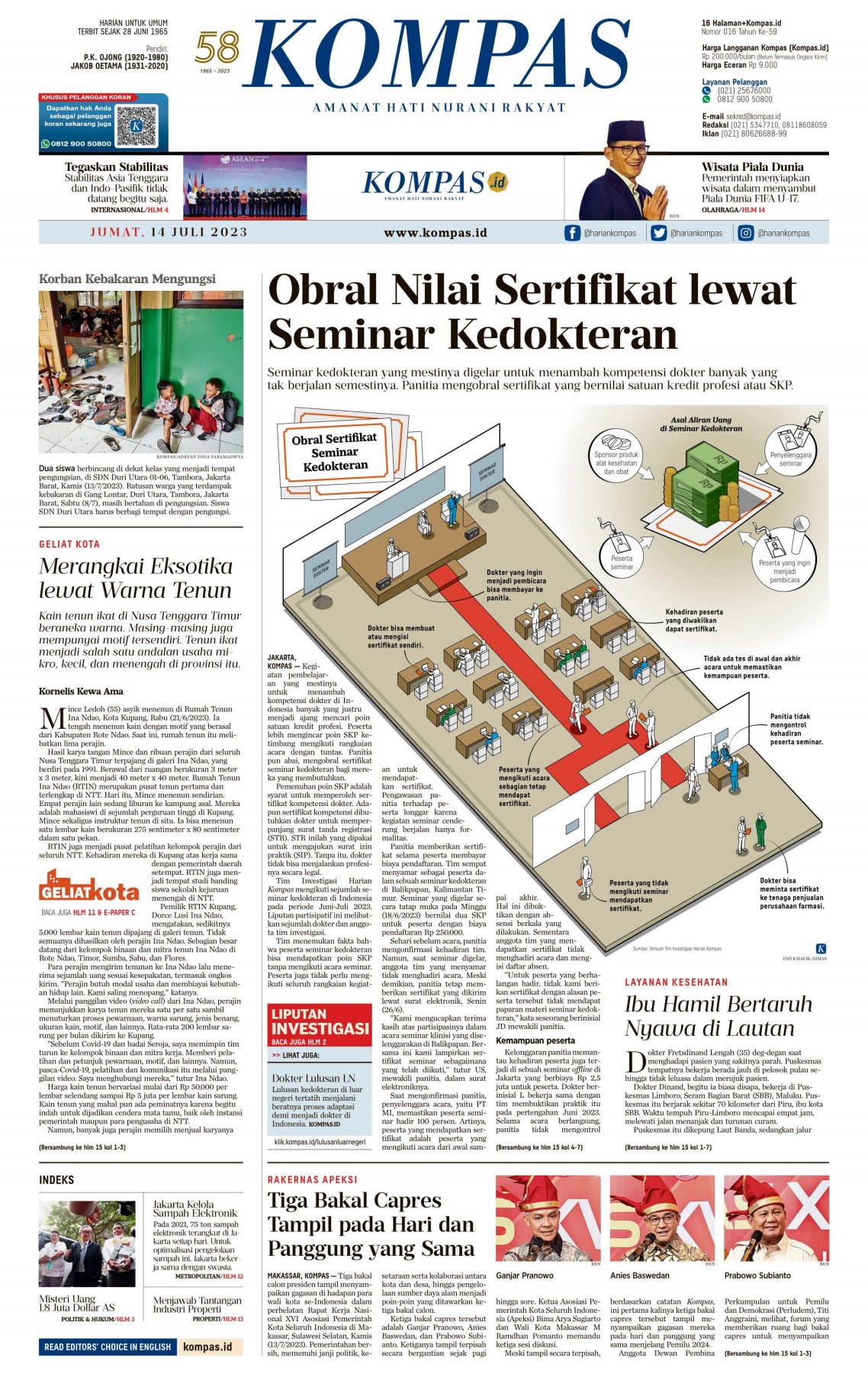 Kompas 14 Juli 2023 - UMSBY - Page 1 - 20 | Flip PDF Online | PubHTML5