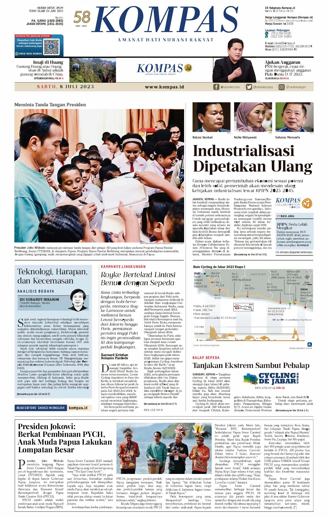 Kompas 8 Juli 2023 - UMSBY - Page 1 - 20 | Flip PDF Online | PubHTML5