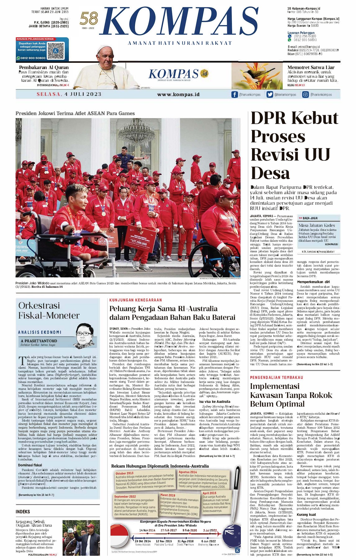 Kompas 4 Juli 2023 - UMSBY - Page 1 - 20 | Flip PDF Online | PubHTML5
