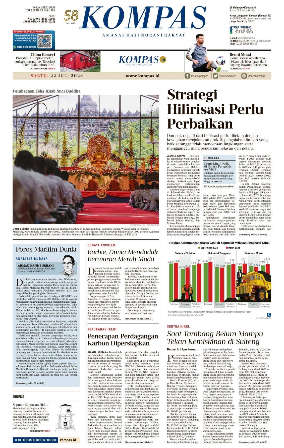 Kompas 22 Juli 2023 - UMSBY - Page 1 - 20 | Flip PDF Online | PubHTML5