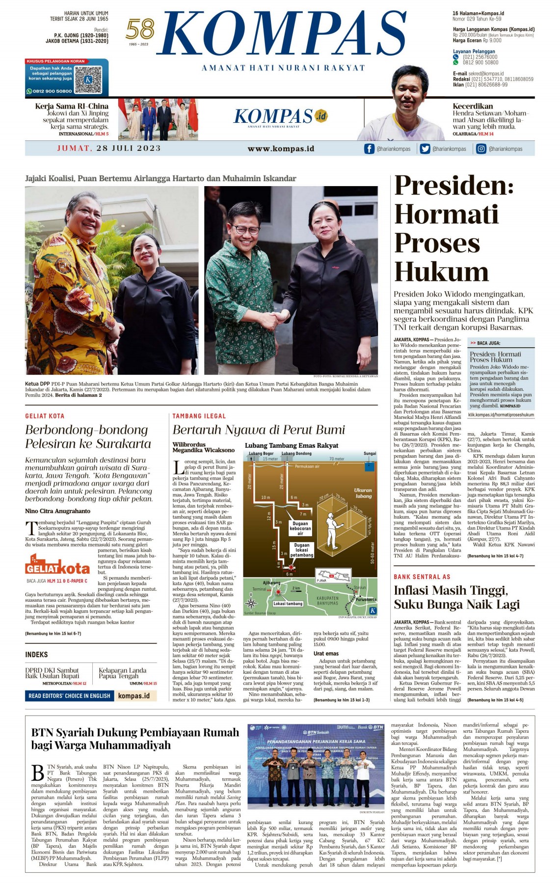 Kompas 28 Juli 2023 - UMSBY - Page 1 - 20 | Flip PDF Online | PubHTML5