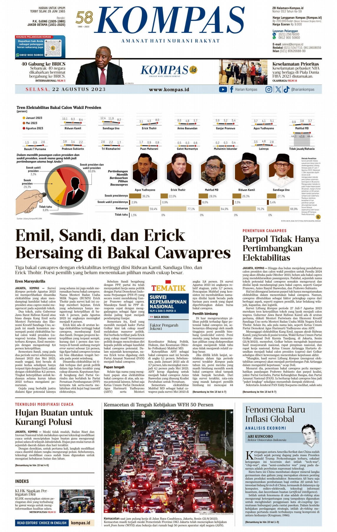 Kompas 22 Agustus 2023 - UMSBY - Page 1 - 32 | Flip PDF Online | PubHTML5