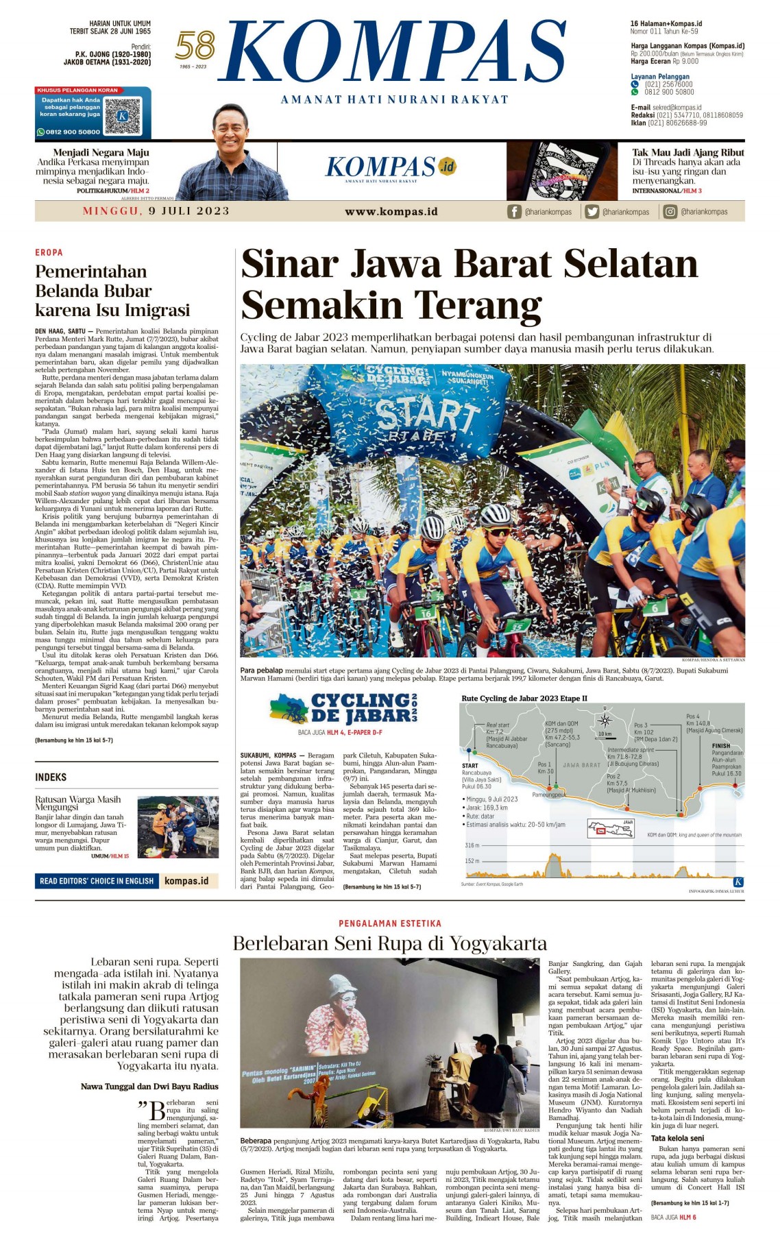 Kompas 9 Juli 2023 - UMSBY - Page 1 - 23 | Flip PDF Online | PubHTML5