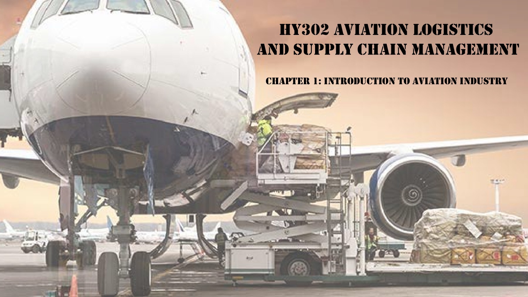 HY302 Chapter 1 Introduction to Aviation Industry - กานต์รวี ทรัพย์เลิศ ...