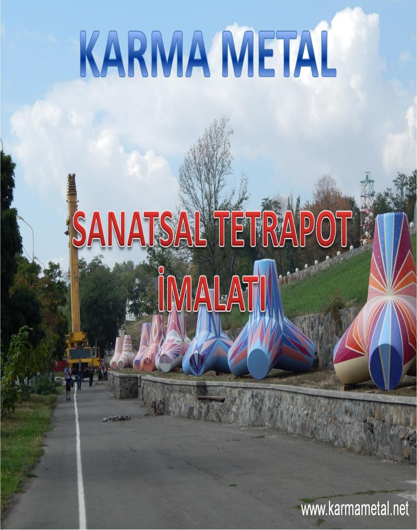 KARMA METAL - Sanatsal Tetrapod İmalati Tetrapot Betonu Kaliplari Resimli Tetrapod Uretimi ...