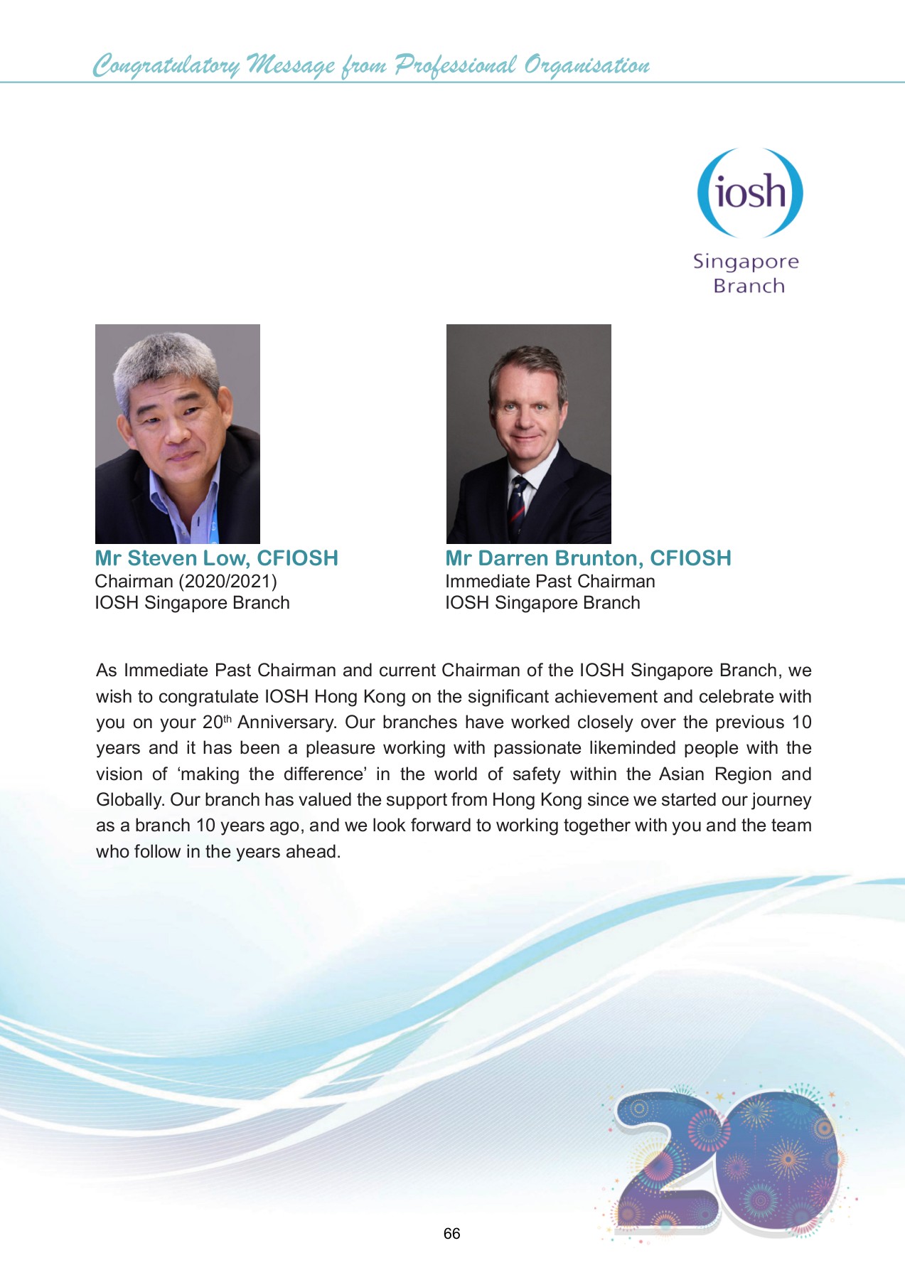 Booklet of IOSH Hong Kong 20th Anniversary - ioshhongkong - Page 66 ...