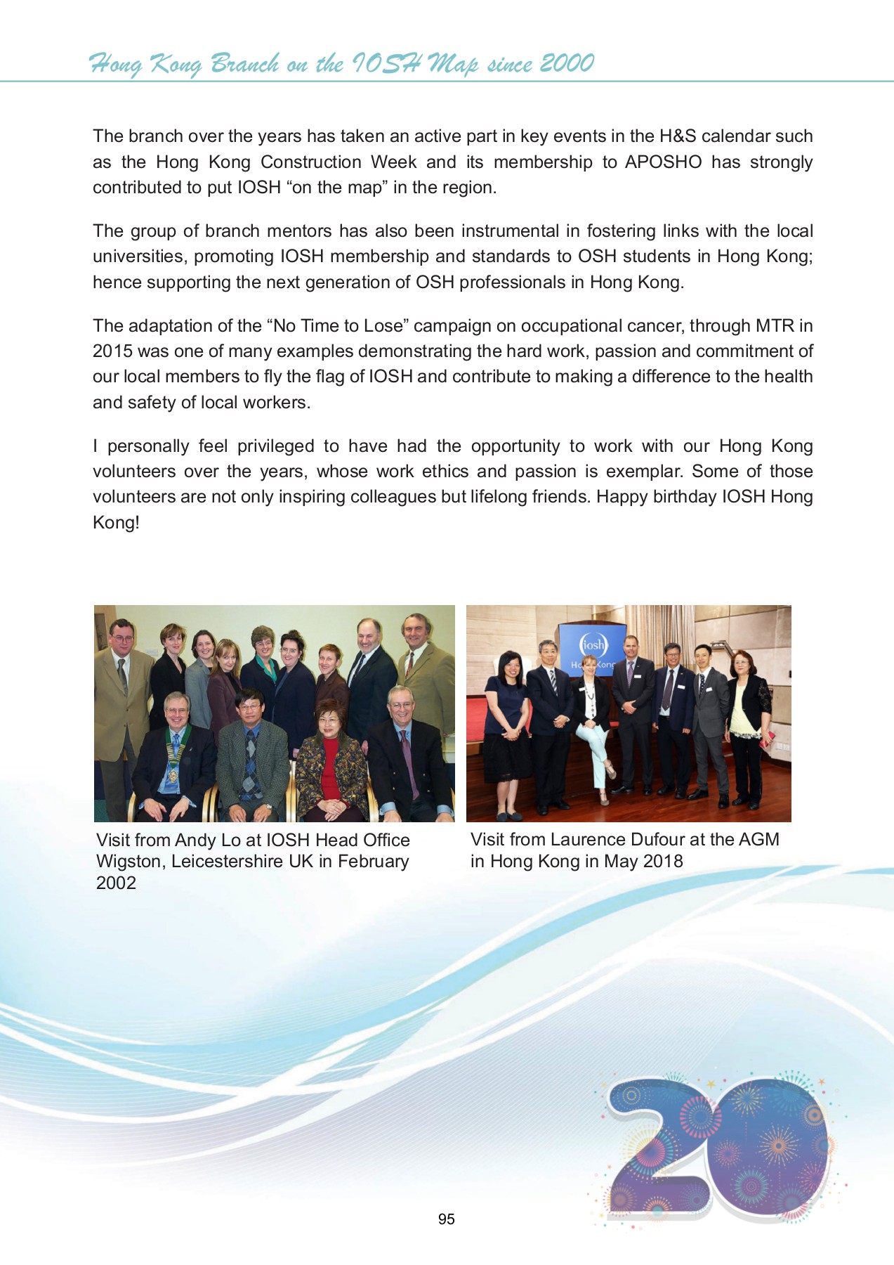 Booklet of IOSH Hong Kong 20th Anniversary - ioshhongkong - Page 95 ...