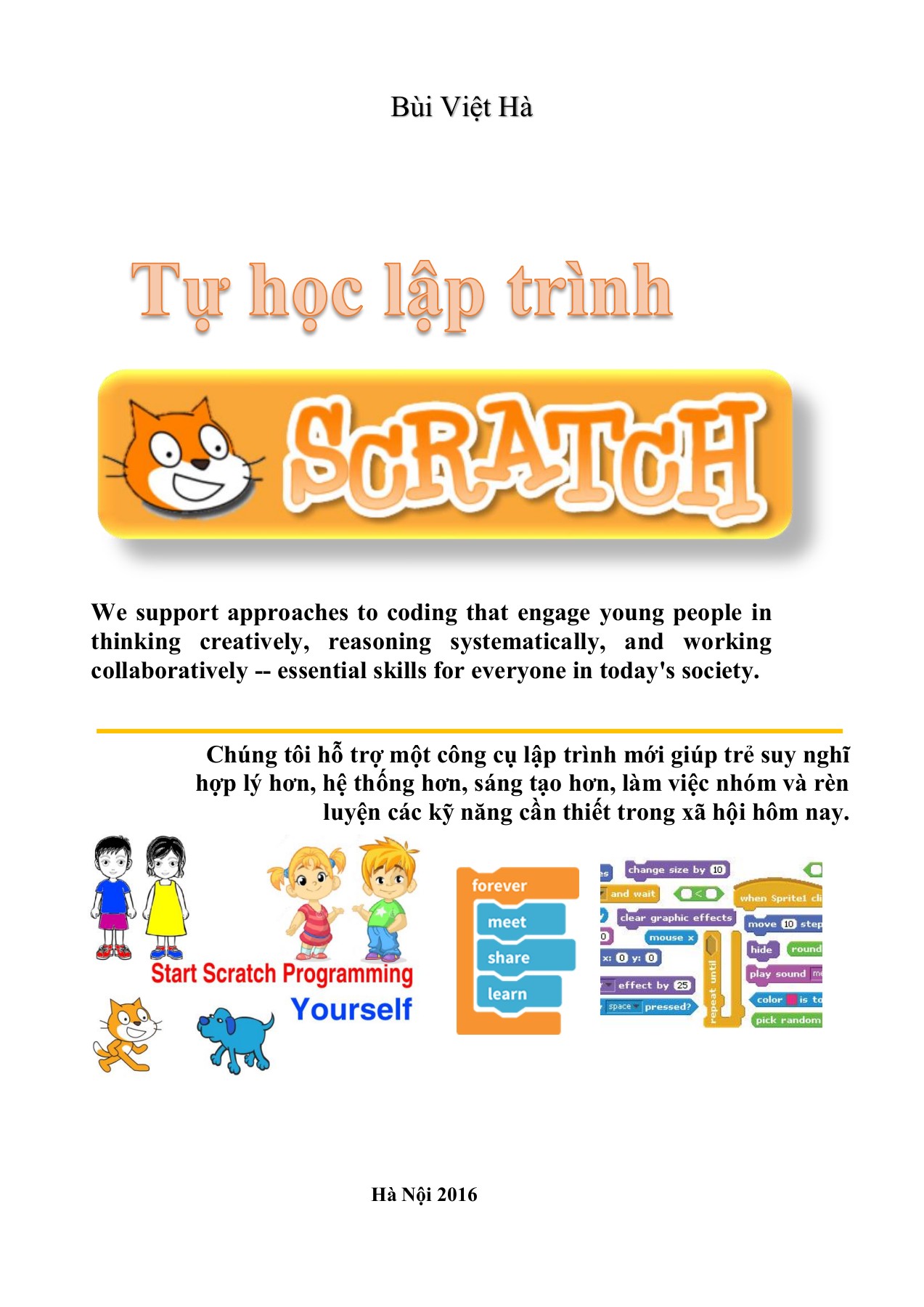 TỰ HỌC LẬP TRÌNH SCRATCH - Bùi Việt Hà - Võ Ngọc Tú - Trang 1 - 256 | PDF lật trang trực tuyến ...