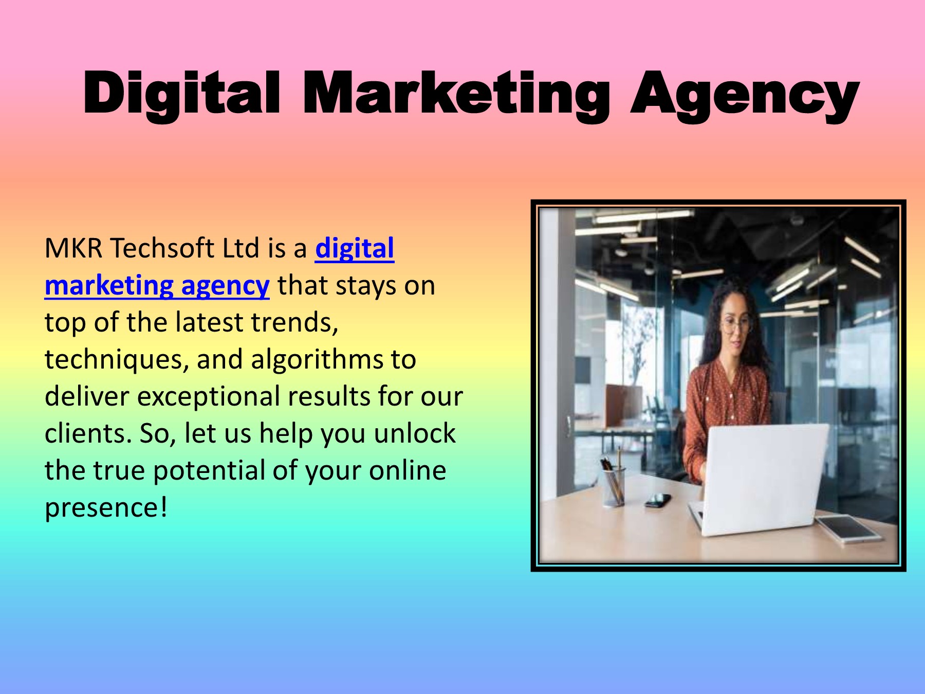 Digital Marketing Agency - MKR Techsoft Limited - Page 1 - 2 | Flip PDF ...