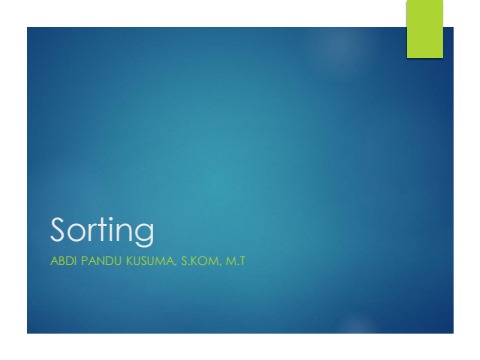 5.Sorting & Searching (P2K)