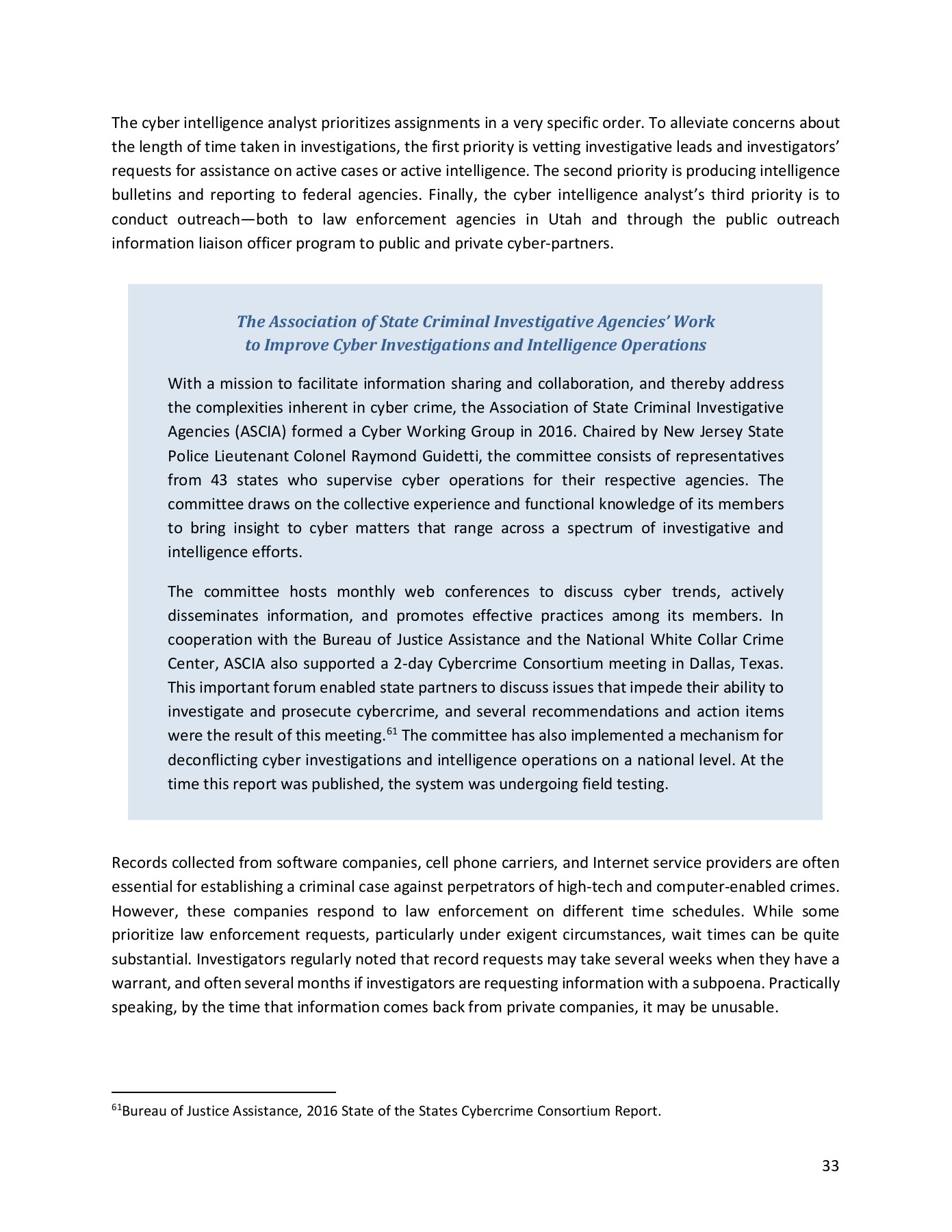 The Utah Model: A Path Forward for Investigating and Building ...