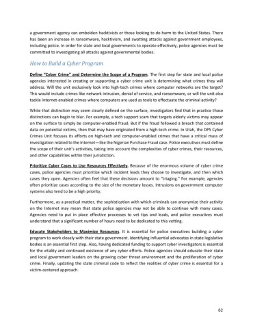 The Utah Model: A Path Forward for Investigating and Building ...