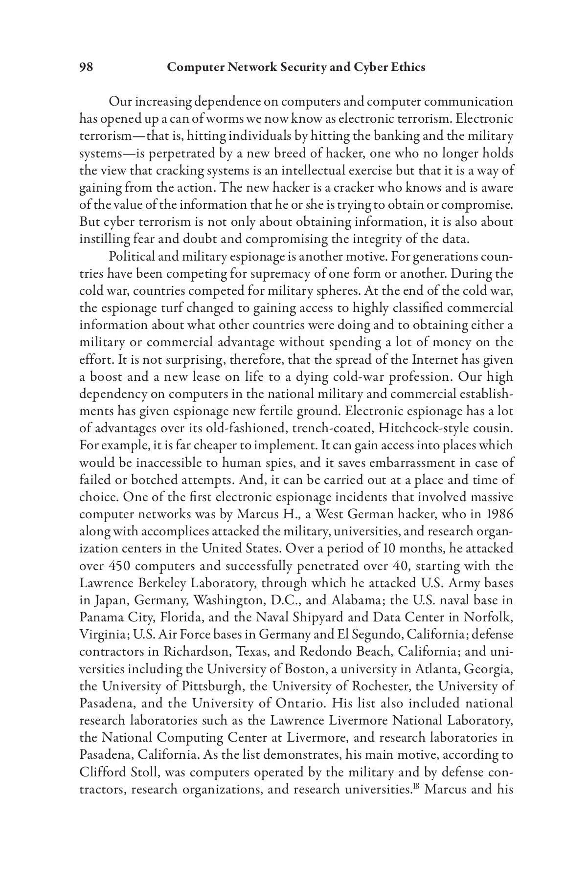 Computer Network Security and Cyber Ethics - E-Books - Page 109 | Flip ...