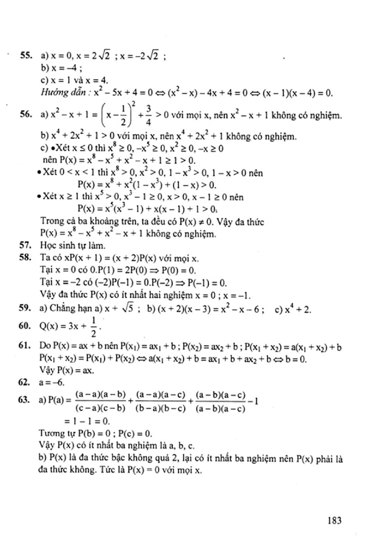 PHƯƠNG PHÁP GIẢI TOÁN 7 THEO CHỦ ĐỀ - ĐẠI SỐ - Hằng Ngô - Trang 183 | PDF lật trang trực tuyến ...