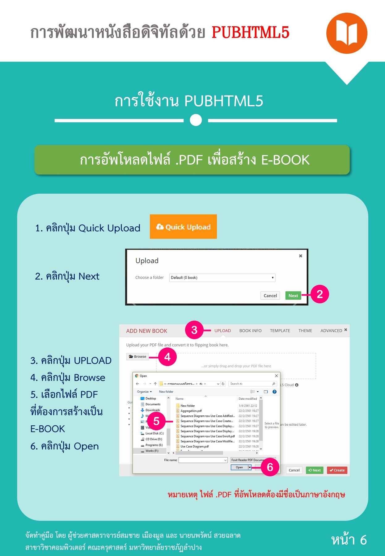 e-book-pubhtml5 - KrucomZomby - หน้าหนังสือ 6 | พลิก PDF ออนไลน์ | PubHTML5