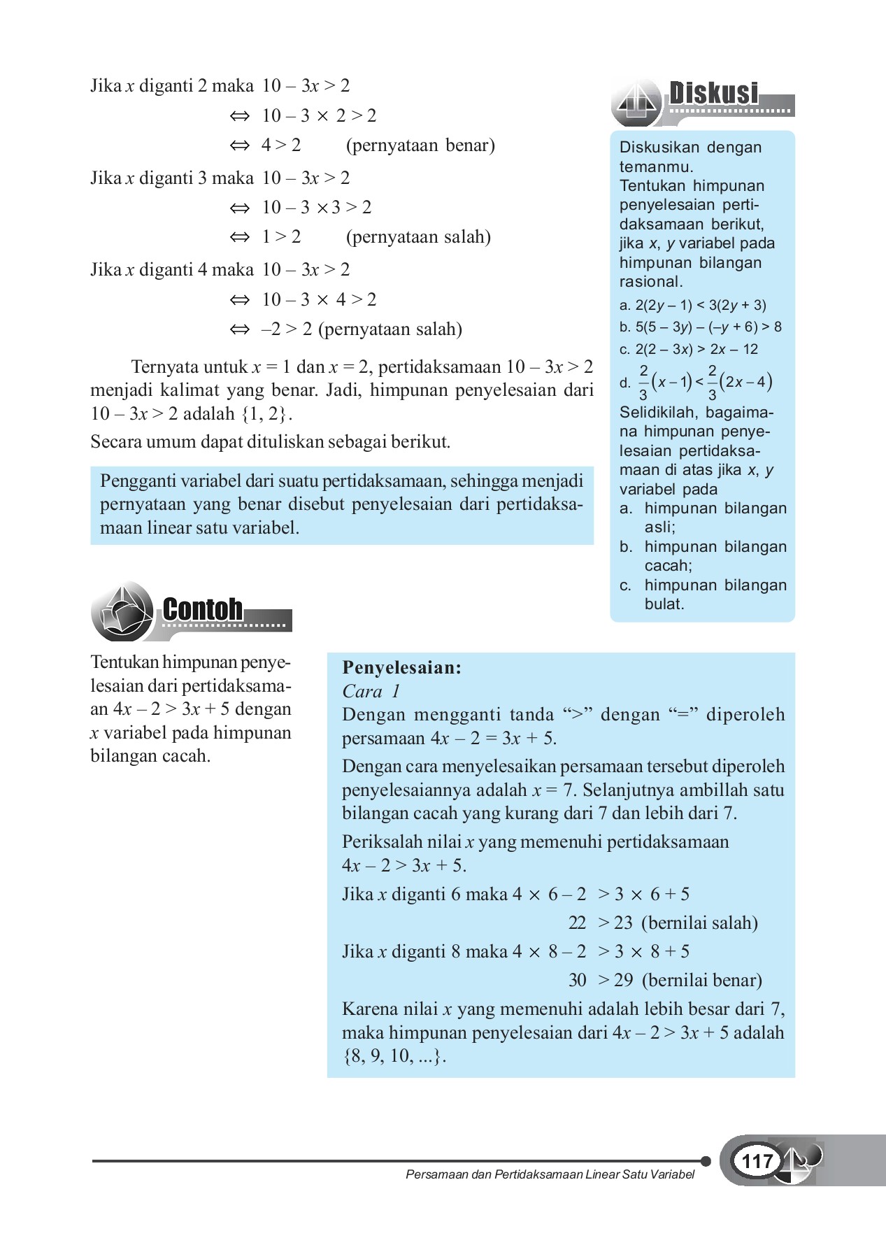 Matematika Kelas X - SMKS HIDAYATUL ANAM - Halaman 126 | PDF Online ...