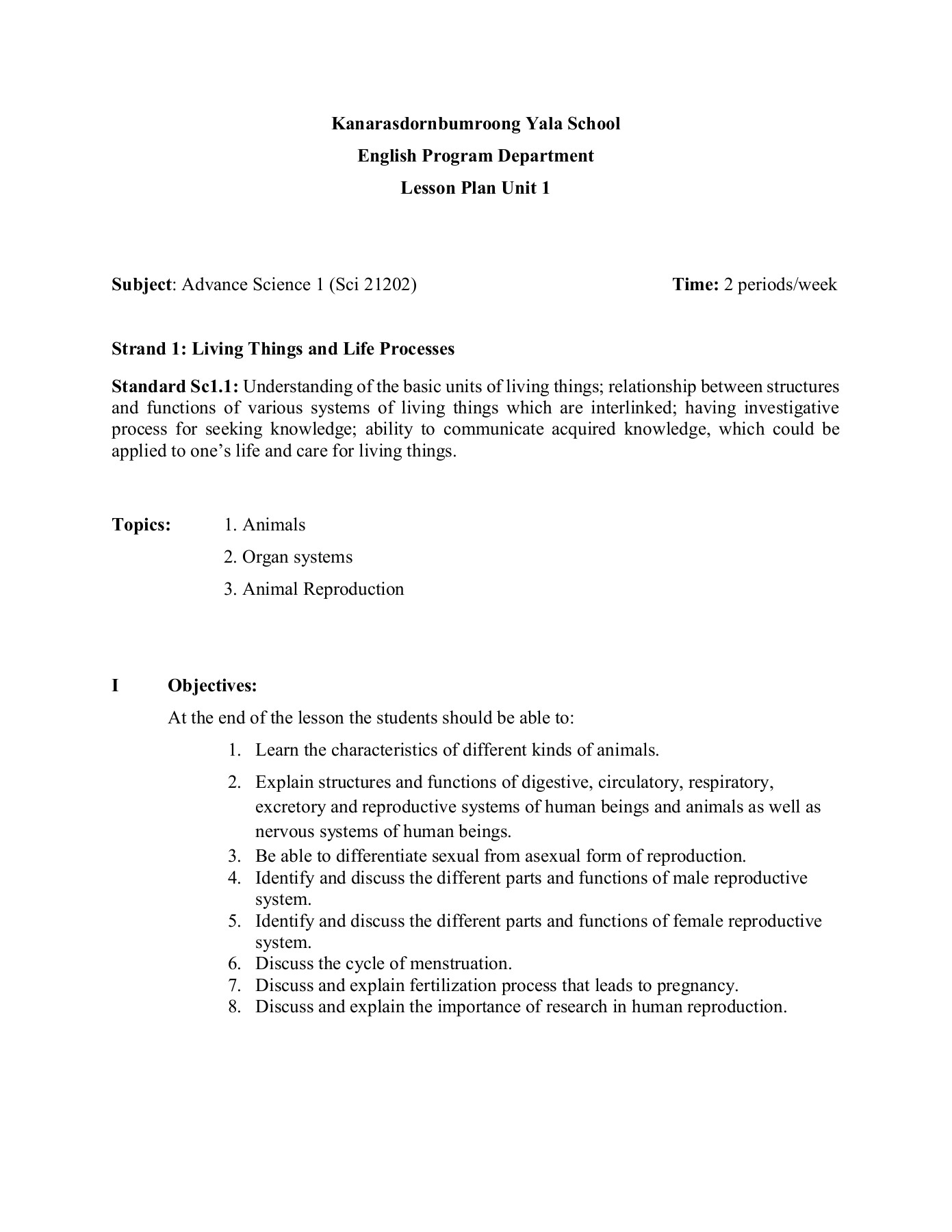 Ron (Lesson Plan and After Teaching record) - Teacher Ron - ครรชิต แซ่ ...