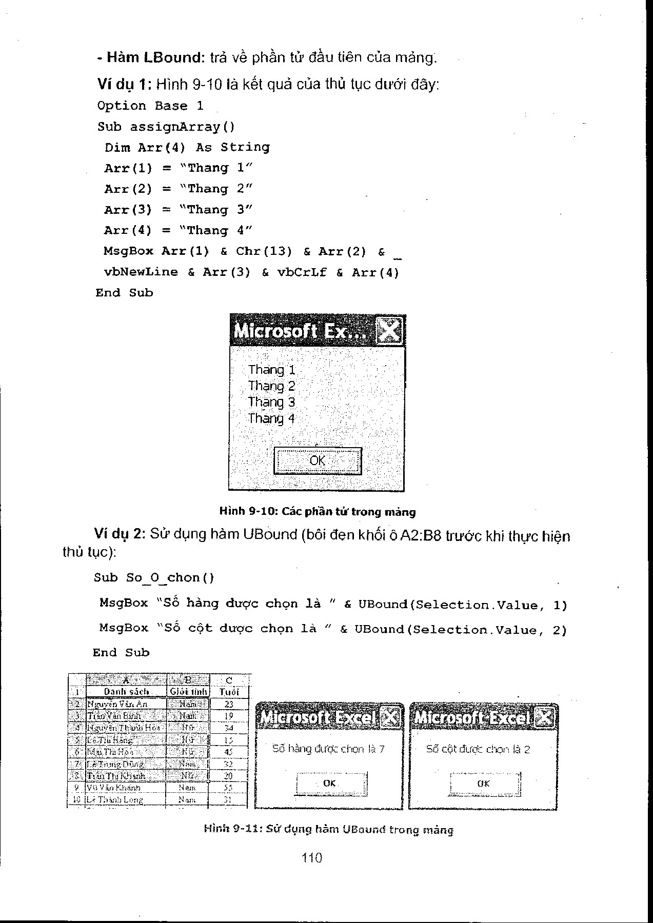 Lập trình VBA trong Excel - TỦ SÁCH ONLINE - Page 110 | Flip PDF Online | PubHTML5