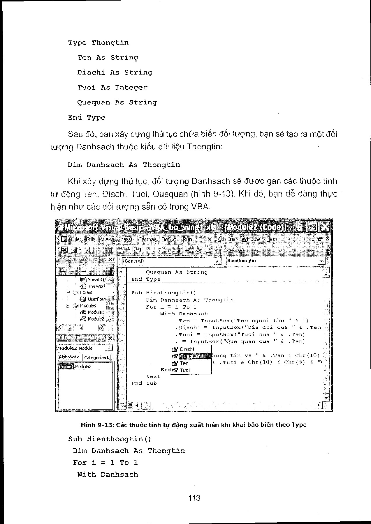 Lập trình VBA trong Excel - TỦ SÁCH ONLINE - Page 113 | Flip PDF Online | PubHTML5