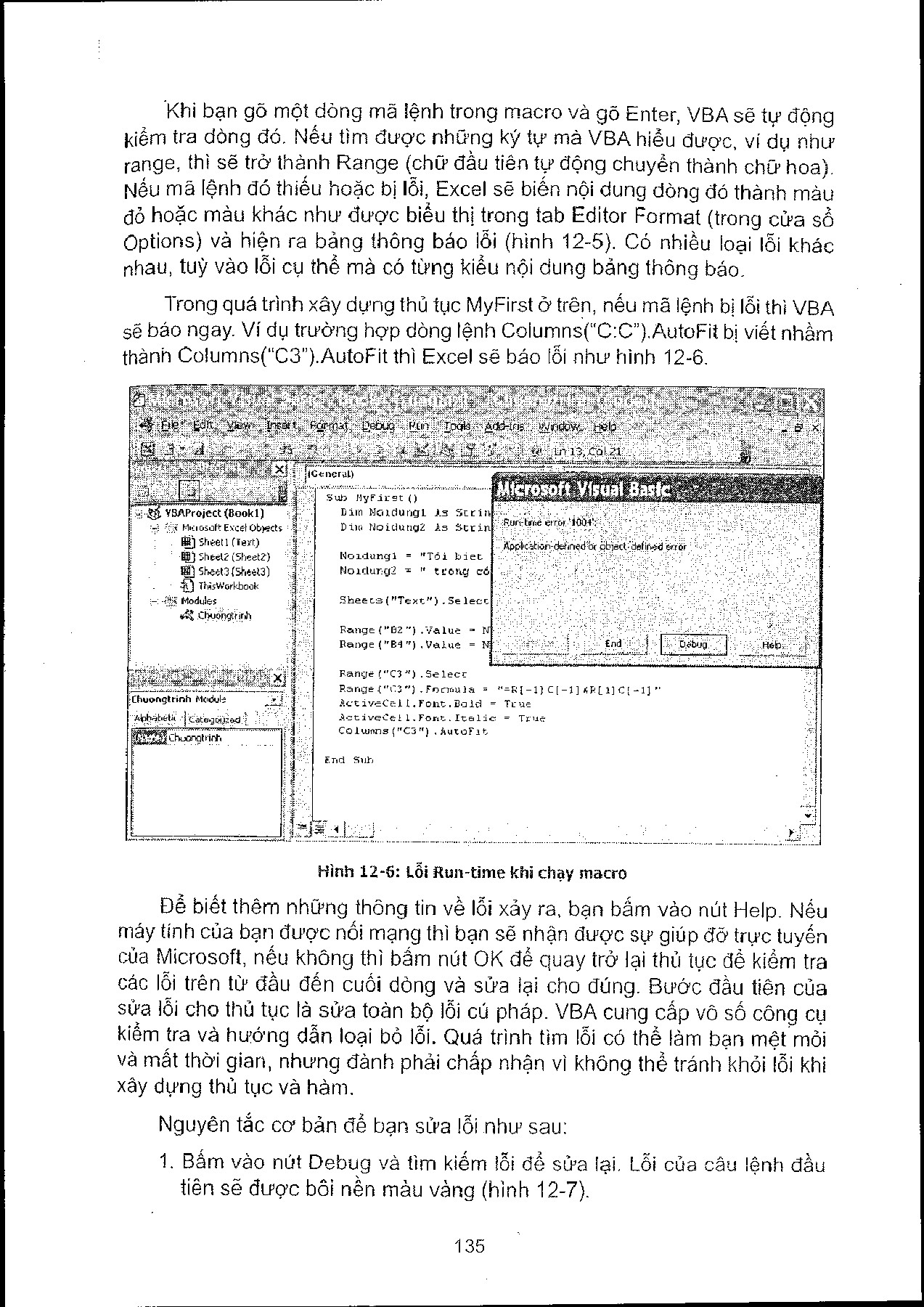 Lập trình VBA trong Excel - TỦ SÁCH ONLINE - Page 135 | Flip PDF Online | PubHTML5