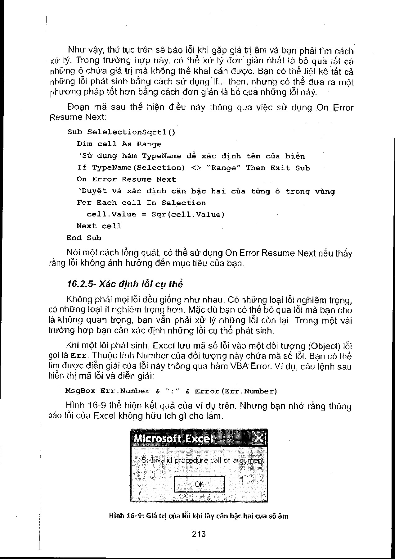 Lập trình VBA trong Excel - TỦ SÁCH ONLINE - Page 213 | Flip PDF Online | PubHTML5