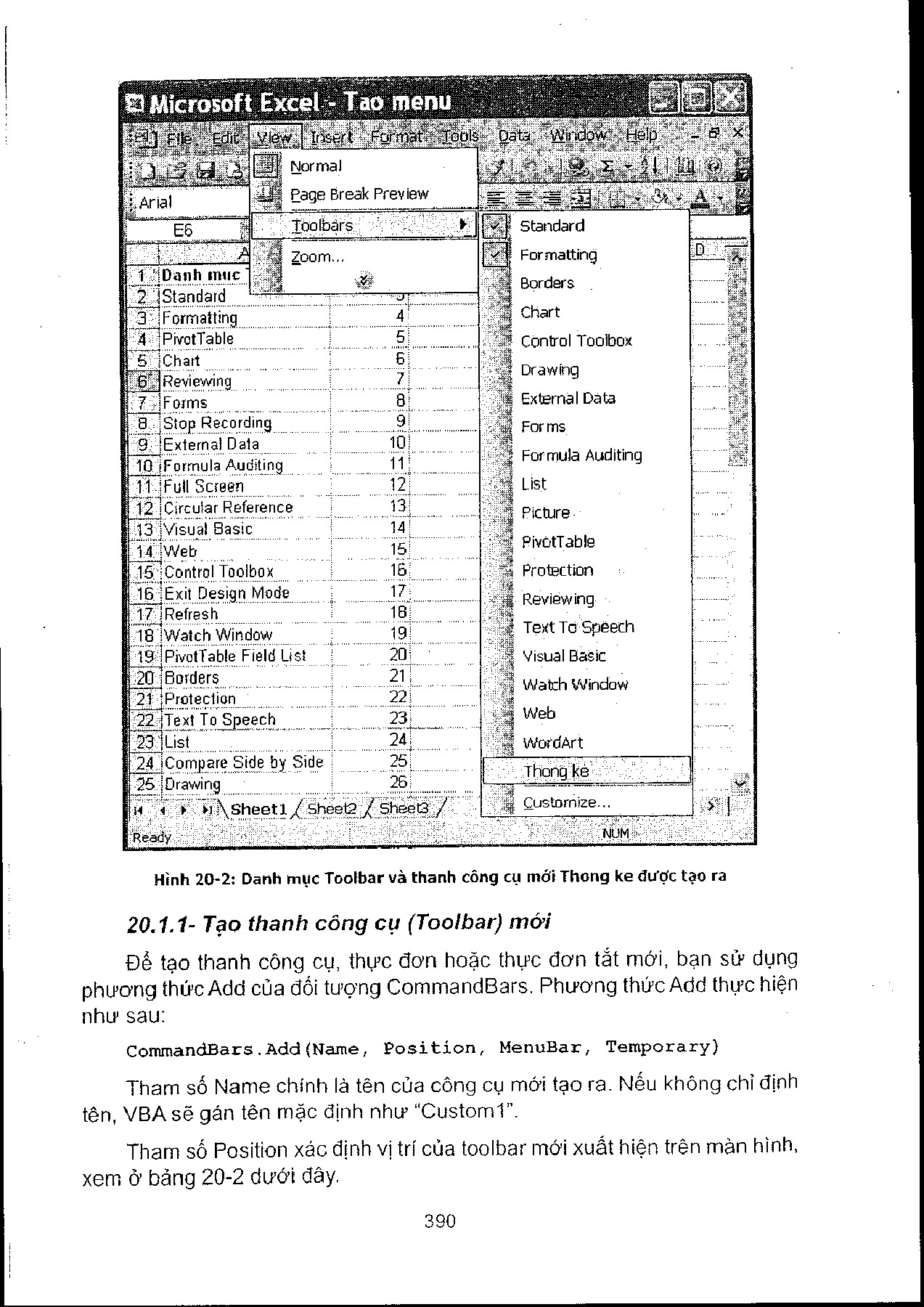 Lập trình VBA trong Excel - TỦ SÁCH ONLINE - Page 390 | Flip PDF Online ...